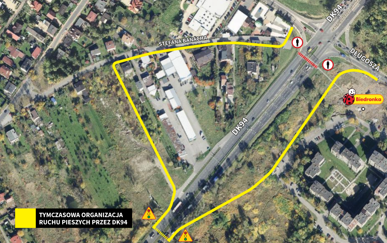 Remont DK 94 w Sosnowcu: będzie darmowy przewóz uczniów