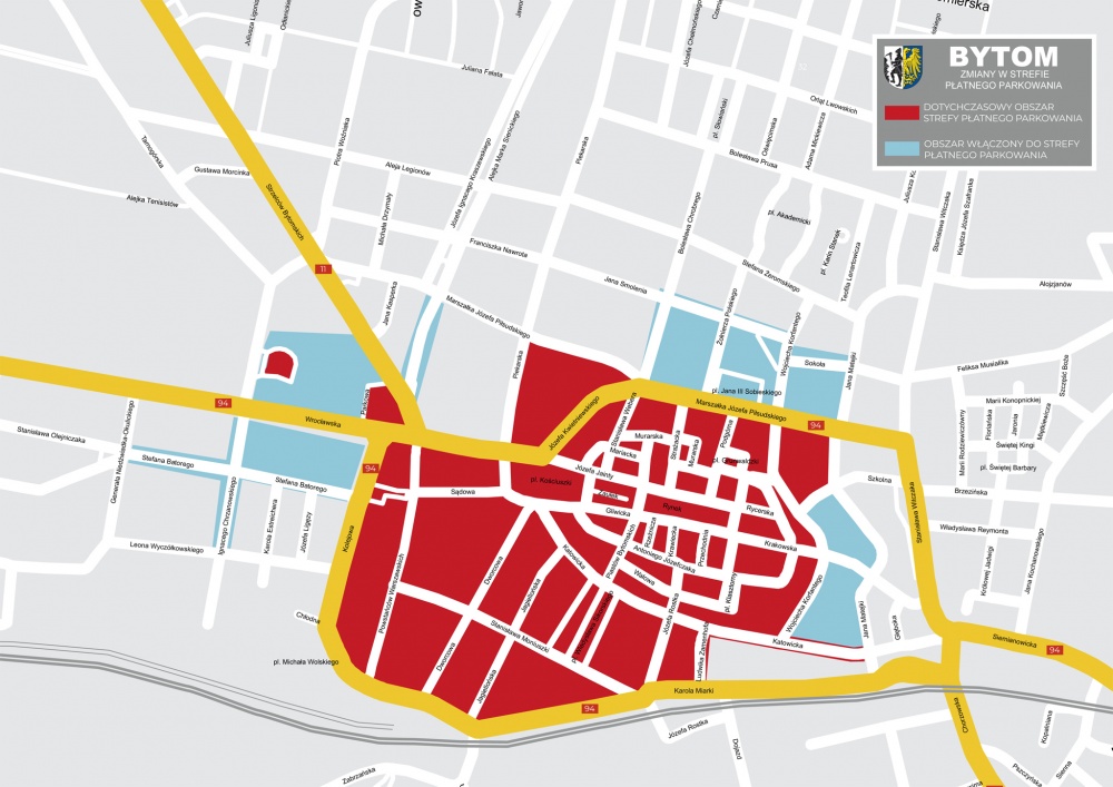 Bytom: Strefa Płatnego Parkowania będzie rozszerzona