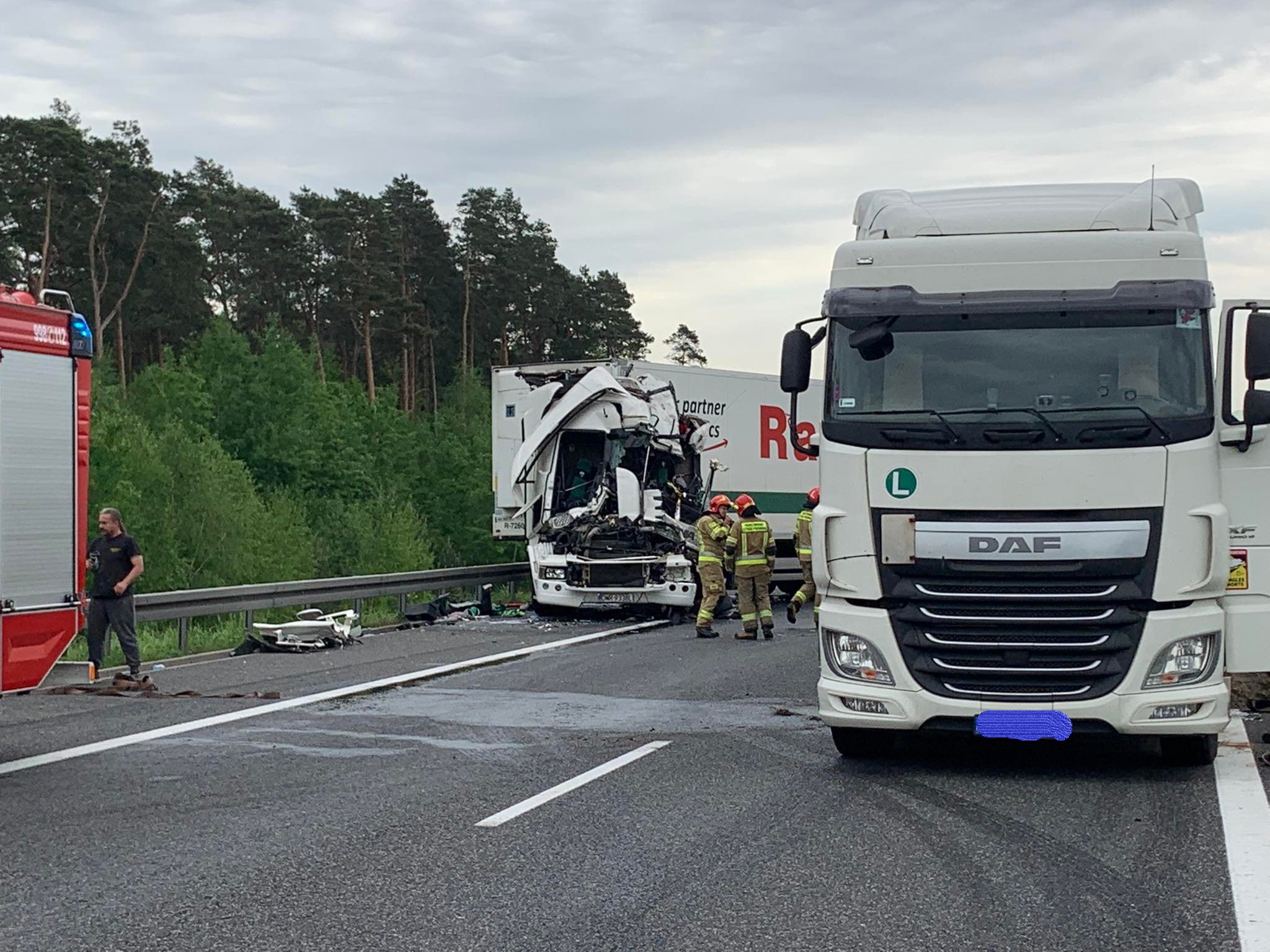 Śmiertelny wypadek na A4 17 maja 2022. Zginął kierowca tira