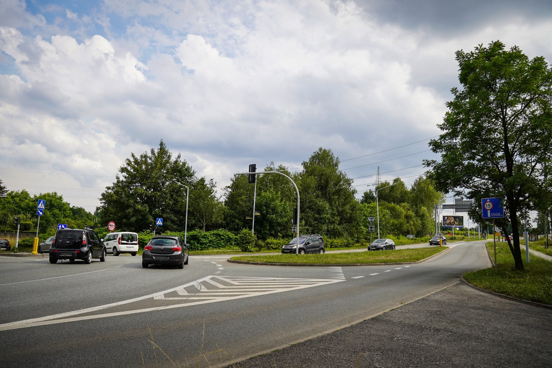 Spore utrudnienia na Bocheńskiego w Katowicach
