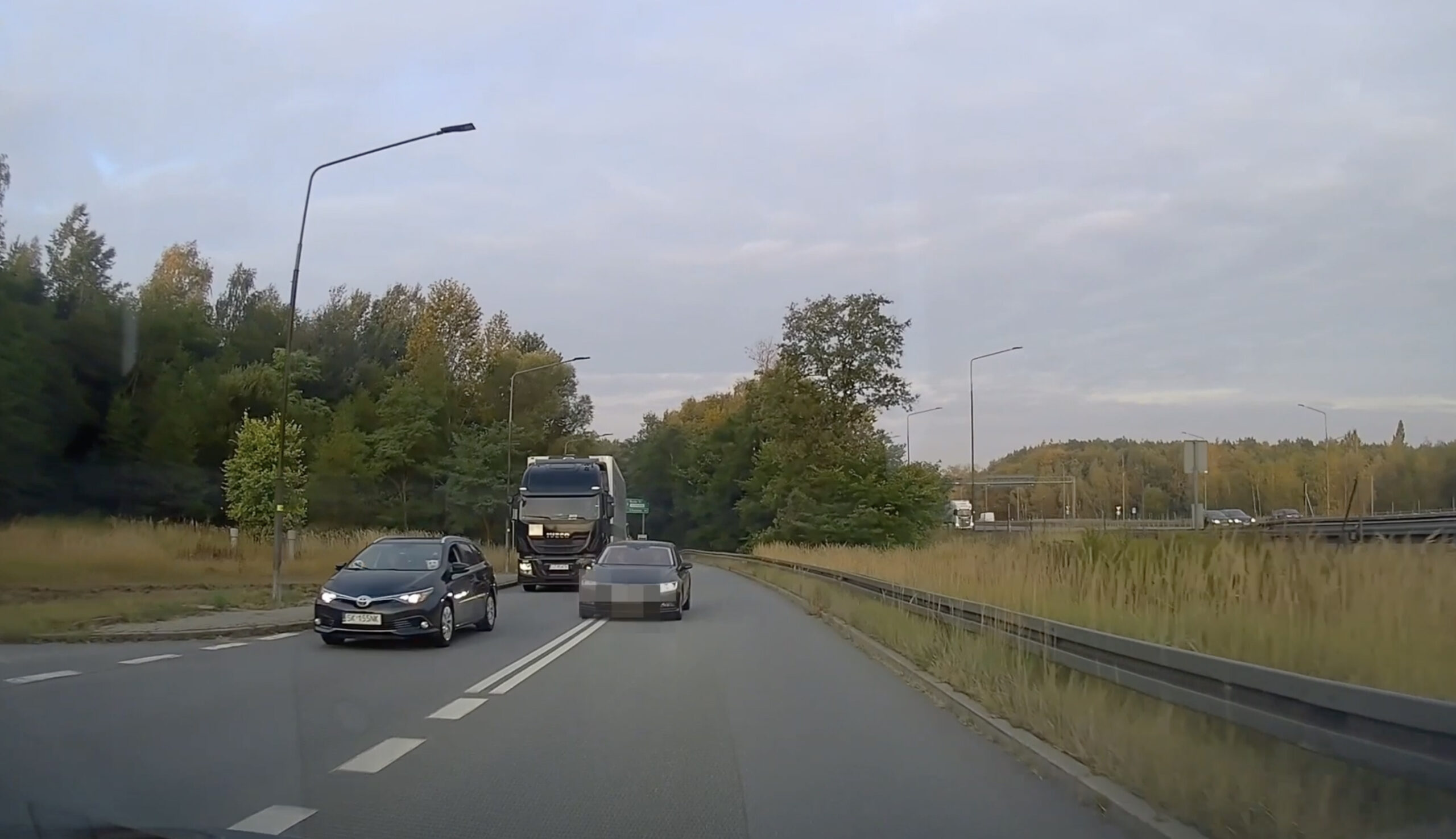 O krok od tragedii w Chorzowie. Kierowca dostał mandat [WIDEO]